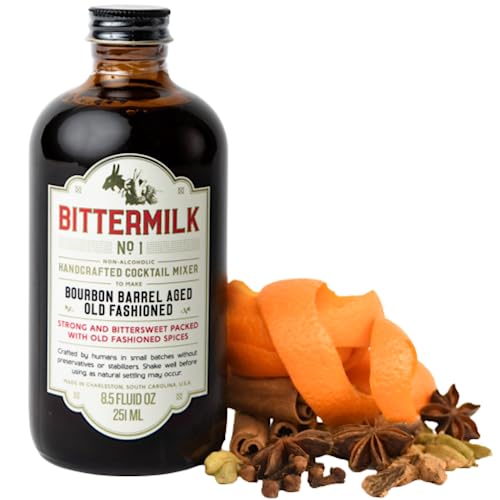 Bittermilk No.1 Bourbon Barrel Aged Old Fashioned Mix - All Natural ...