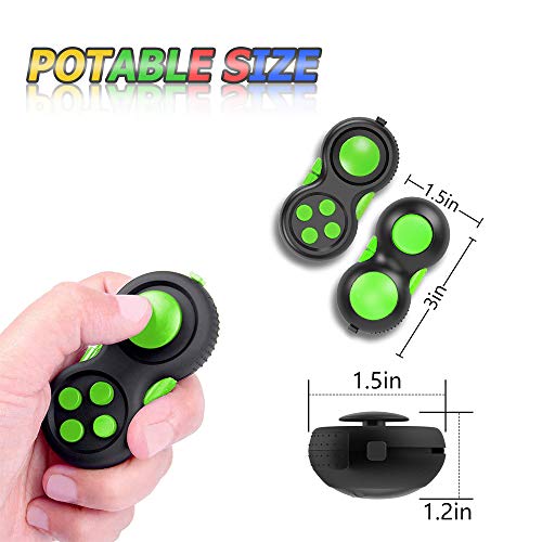 VCOSTORE Fidget Pad Fidget Buttons Controller, Fidget Toys for Anxiety ...