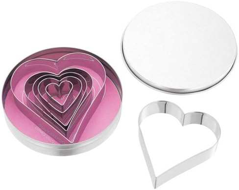 Judge Bakeware 6 Piece Heart Shape Cutters – BigaMart