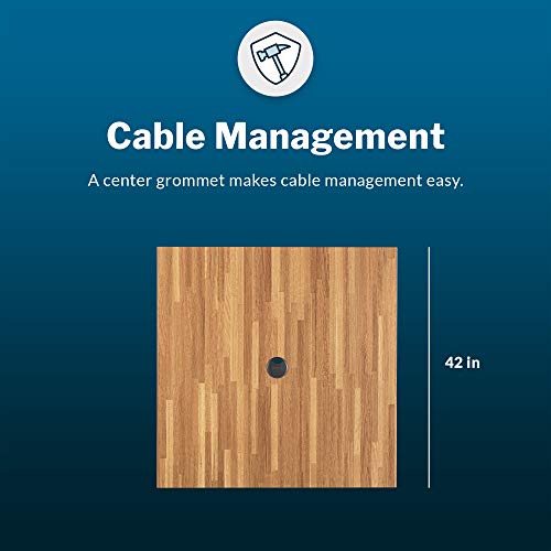 Vari Standing Meeting Table - Adjustable Height Settings With Cable ...