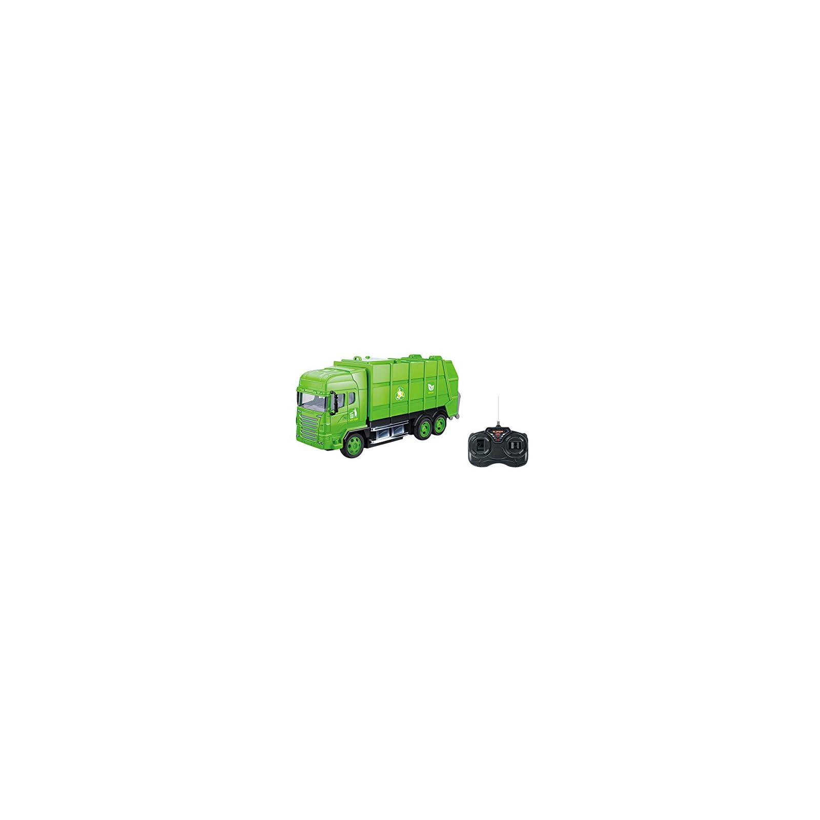 Liberty Imports RC Garbage Sanitation Recycling Truck Remote Control ...