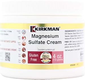 Magnesium Sulphate Cream, 4 oz (113 g) by Kirkman Labs: Amazon.ca ...