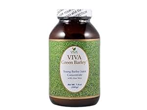 Amazon.com: Viva Life Science-Green Barley With Aloe Powder, 7OZ ...