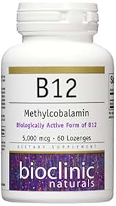 Amazon.com: Bioclinic Naturals B12 Methylcobalamin Vitamins, 60 Count ...
