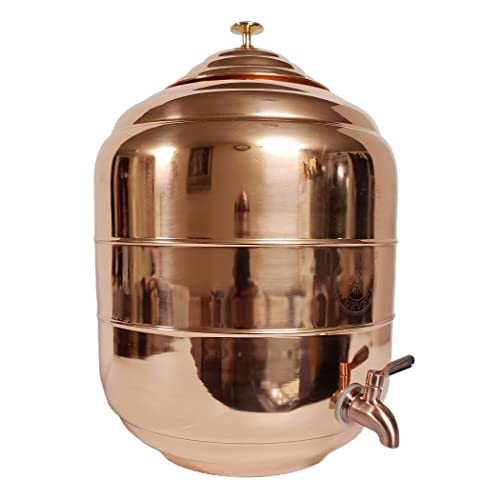 American Ayurveda Countertop 100% Pure Copper 5 Gallon water Dispenser ...