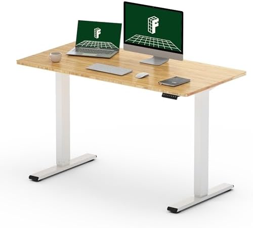 FLEXISPOT Standing Desk Height Adjustable Desk Quick Assembly with 70 * ...