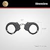 ASP Ultra Double-Locking Chain Handcuffs, Forged Aluminum Restraints ...