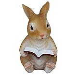 Reading Rabbit Garden Statue