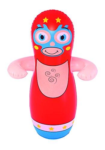 Bestway Inflatable Blow UP 3D BOP Wrestle Punch Punching Boxing Bag ...