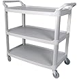 Amazon.com: Winco USA 3-Tier Utility Cart, Gray : Office Products