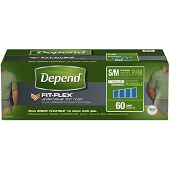 Amazon.com: Depend Protection with Tabs, Maximum Absorbency, Small ...