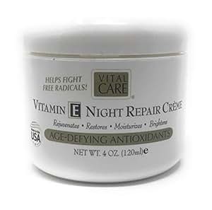 Amazon.com: Vital Care Vitamin E Night Repair Creme Age-defying ...