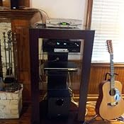 Amazon.com: 4D Concepts Audio Entertainment Stand, Cherry: Kitchen & Dining