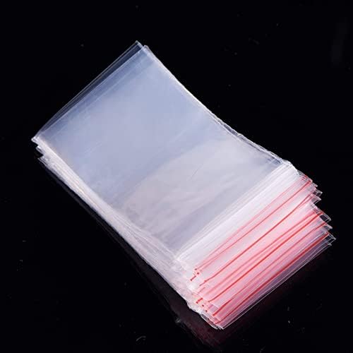 سعر ARTHOM 100pcs Small Plastic Resealable Zipper Bags, Clear Poly Ziplock Bags,Sealed Plastic ...