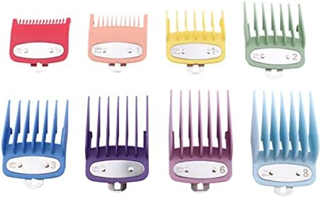 Pepisky 8PCS Hair Clipper Guide Combs Hair Clipper Guards Cutting Guides Limit Combs Attachments ...
