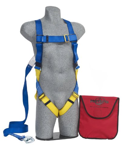 3M Protecta First AB17533 Kit, 5-Point Pass-Thru Leg Straps Harness, 6 ...