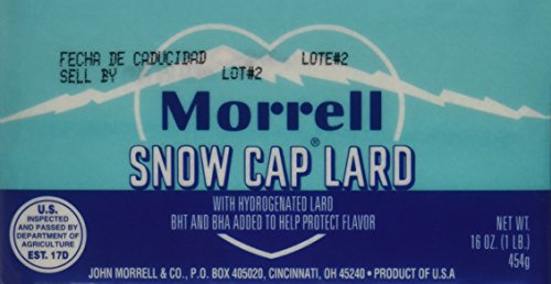 Easier Than Ever - Just Review Snow Cap Lard 16oz.Quantity - Lard
