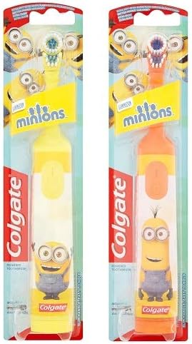 Colgate Minions Kids Extra Soft Battery Toothbrush 3+ Years (Assorted ...
