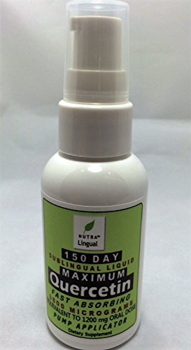 Maximum Quercetin 3,500 mcg (Equivalent to 1,200 mg Oral Dose) 150 Day ...