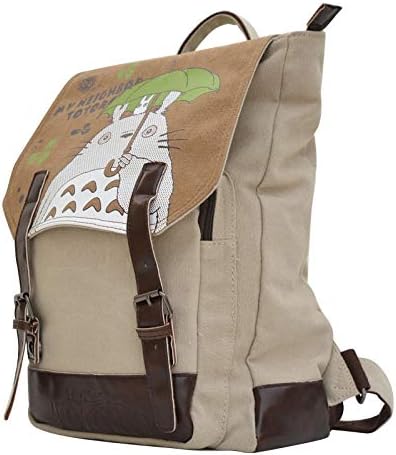 Totoro linen rucksack with big inner compartment – BigaMart