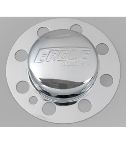 8 Lug Wheel Caps Set Of 4 Chrome 8 Lug Dually Wheel Center Caps For ...