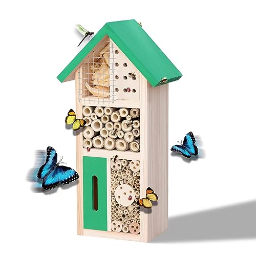 HPAWHOMEPART Insect Hotel Bug House Insect House Hanging Bug Hotel ...