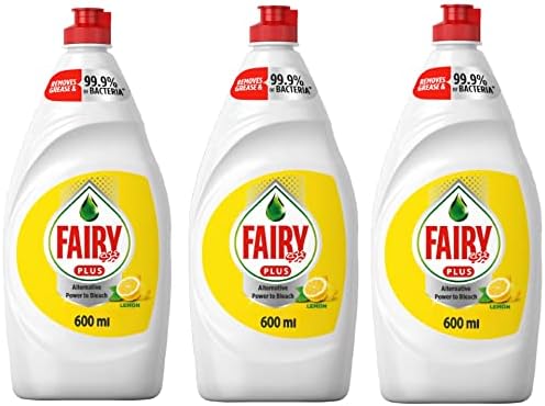 Fairy Plus Lemon Dishwashing Liquid Soap with alternative power to ...