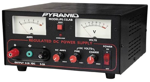 PYRAMID PS32LAB 0-30 Volt DC 5 Amp Adjustable Lab Power Supply | Amazon ...