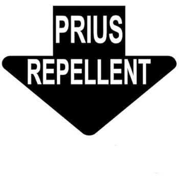 Amazon.com: Prius Repellent Vinyl Car Decal (External Fitting ...