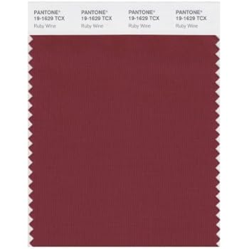 PANTONE Smart 19-1629X Color Swatch Card, Ruby Wine - House Paint ...
