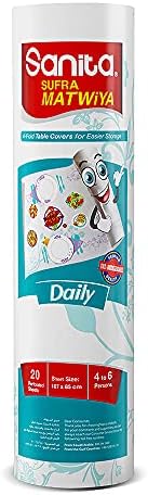 SANITA SUFRA MATWIYA Table Cover Disposable Small 20 Sheets-Sheet Size ...