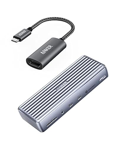 Anker 777 Thunderbolt Docking Station (Apex, 12-in-1, Thunderbolt 4 ...