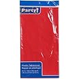 Amazon.com: HOME GOODS RED Plastic Table Covers, 54x108" (2-pack) NEW ...