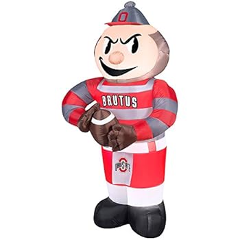 Amazon.com: Gemmy Airblown Inflatable Ohio State Brutus Buckeye Mascot ...