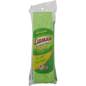 Amazon.com: Libman 3105 Scrubster Mop Refill, 8.75": Home & Kitchen