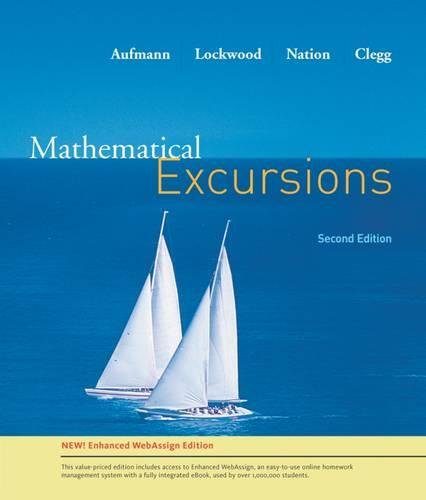 Mathematical Excursion, Enhanced Edition (Available 2010 Titles ...