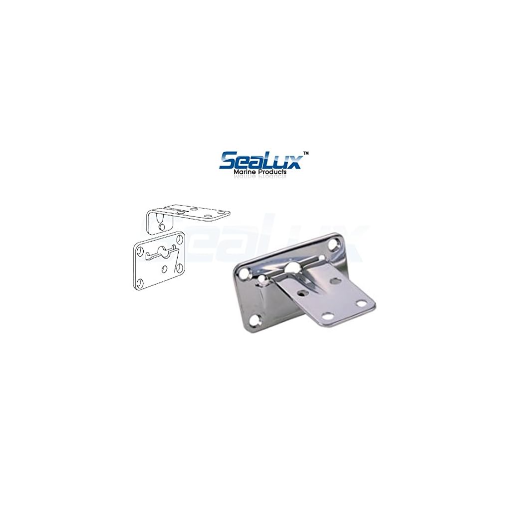 SeaLux Marine Grade Stainless Steel Removable Table Bracket set of 4 ...