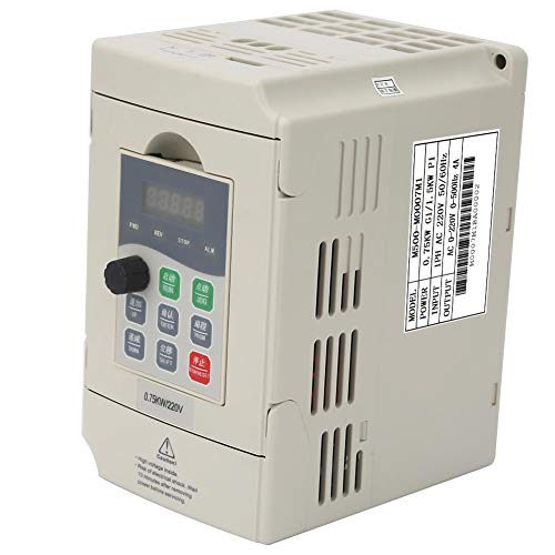 Variable Frequency Drive VFD 220V 7A Single Phase Frequency Converter Inverter Speed Controller ...