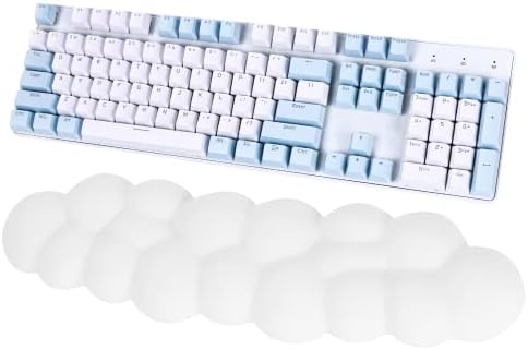 Leolee Cloud Wrist Rest for Computer Keyboard, Memory Foam Cute Cloud ...