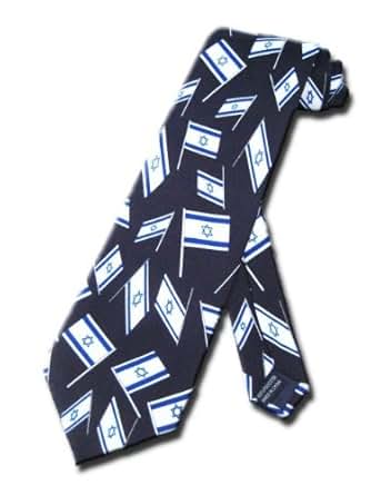 Amazon.com: Men's Israel Flag Jewish Necktie Tie: Clothing