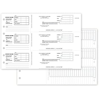 Amazon.com : CheckSimple 15-Line Booked Deposit Slips - Deposit Ticket ...