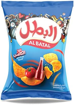 Al Batal Ketchup Flavor Potato Chips, 110 g price in Saudi Arabia ...