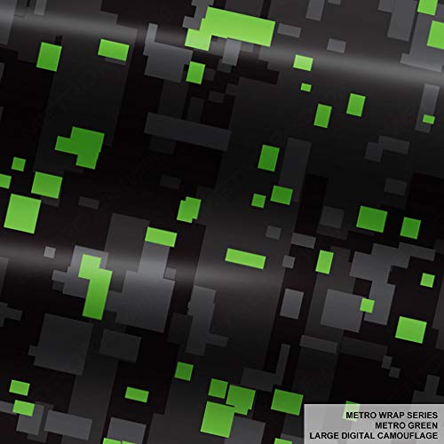 Metro Wrap Series Metro Green Large Digital Camouflage 5ft x 1ft (5 sq ...