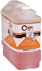 Amazon.com: Ecolab 14522 OASIS 100 NEUTRAL CITRUS FLOOR CLEANER 2.5 GL ...