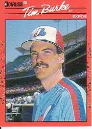 1990 Donruss Baseball Card #334 Tim Burke at Amazon's Sports ...