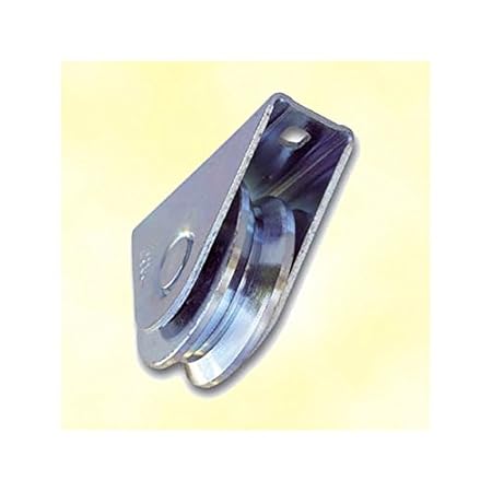 Roulette acier à visser à gorge en V Ø80mm: Amazon.fr: Bricolage