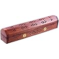 Amazon.com: Wooden Incense Box, Agarbati Holder Wooden Hand Carved ...