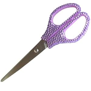 Amazon.com : Sparkling Jewel Rhinestone Scissors ~ PURPLE : Stapler And ...
