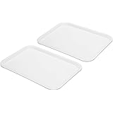 Amazon.com: PATIKIL 10x7 Fast Food Tray, 2 Pack Plastic Reusable ...