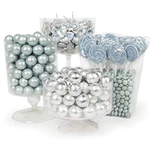 Amazon.com : Silver Candy Buffet Supplies (Approx 7lbs) - Silver Candy ...